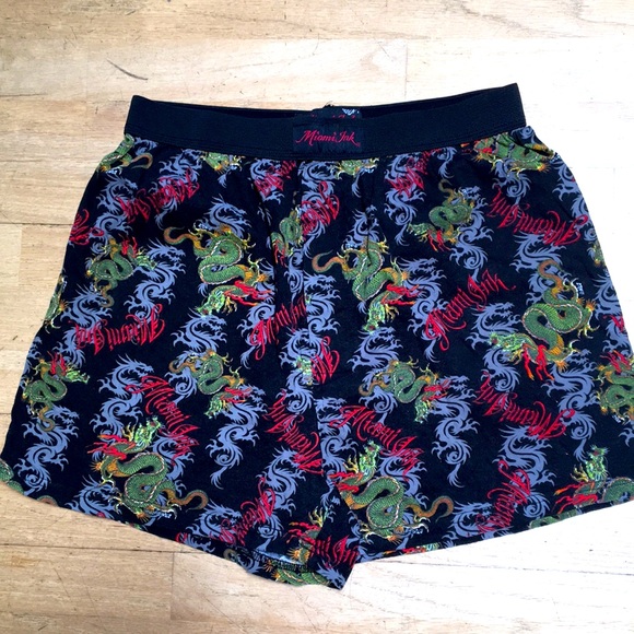 miami ink | Underwear & Socks | Mens Miami Ink Dragon Tattoo Cotton ...